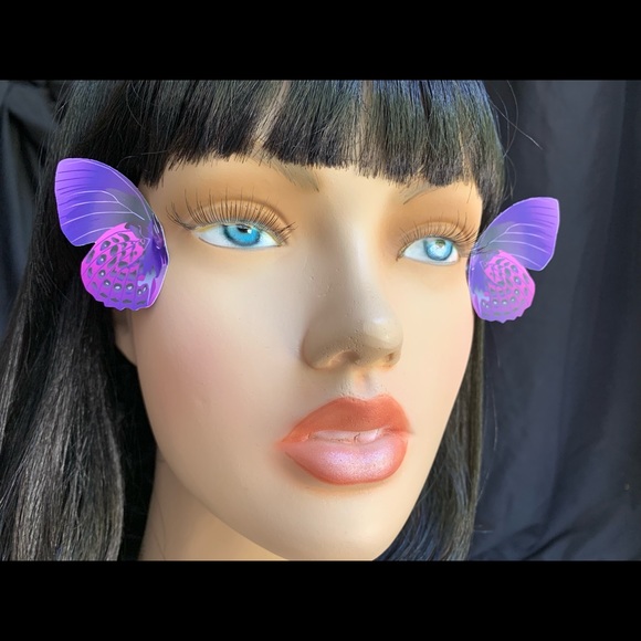 Makeup | Butterfly Eyelashes Fairy Rave Festival Makeup Edc | Poshmark